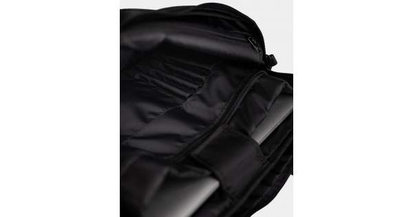 Black Eco-Leather Laptop Case 15.6" , 9L | Harvest Clo